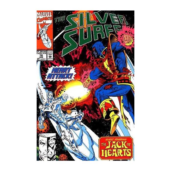 Silver Surfer (1987) # 76 (5.0-VGF) Jack of Hearts, tear on cover House ...