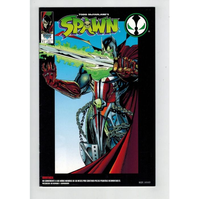 Spawn Action Figure Comic Medievel Spawn (1994) # 1 RARE SPANISH ED. (7 ...