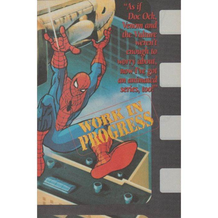 Spider-Man Work in Progress (1994) # 1 (8.0-VF) Animation Cell House Of ...