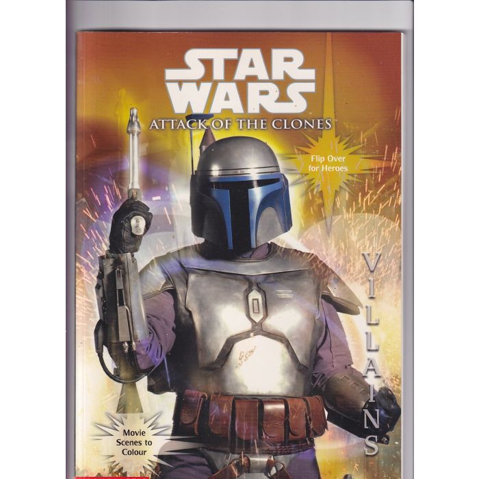 star wars attack of the clones coloring book
