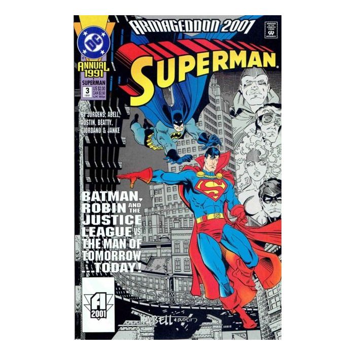Superman (1987) Annual # 3 (9.0-VFNM) Armageddon 2001, Batman House Of ...