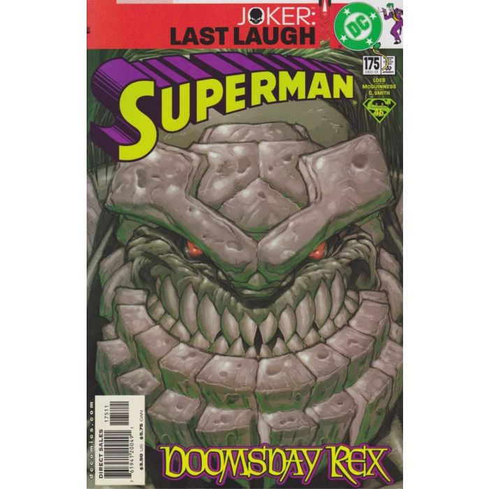 Superman (1987) # 175 (8.0-VF) Joker Last Laugh Doomsday Rex House Of M ...