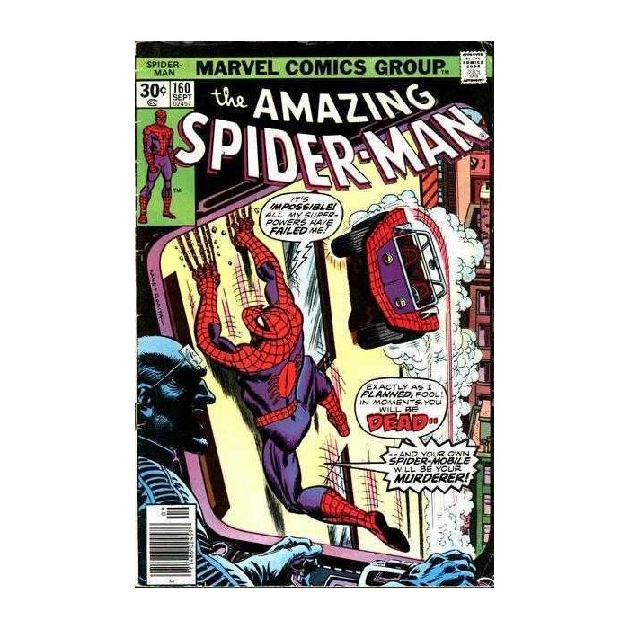 Amazing Spider-Man (1963) # 160 (5.0-VGF) Spider-Mobile, Tinkerer House ...