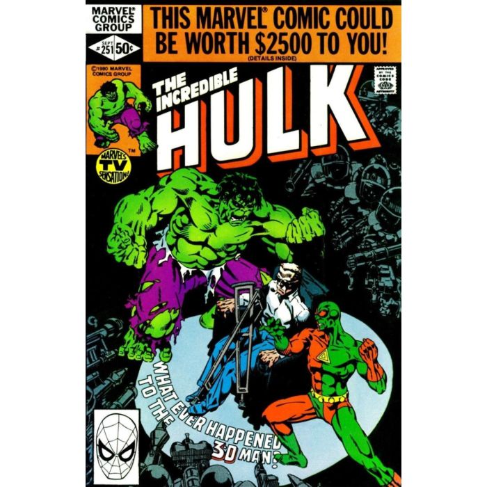 Incredible Hulk (1962) # 251 (5.0-VGF) 3-D Man, Doc Samson House Of M ...