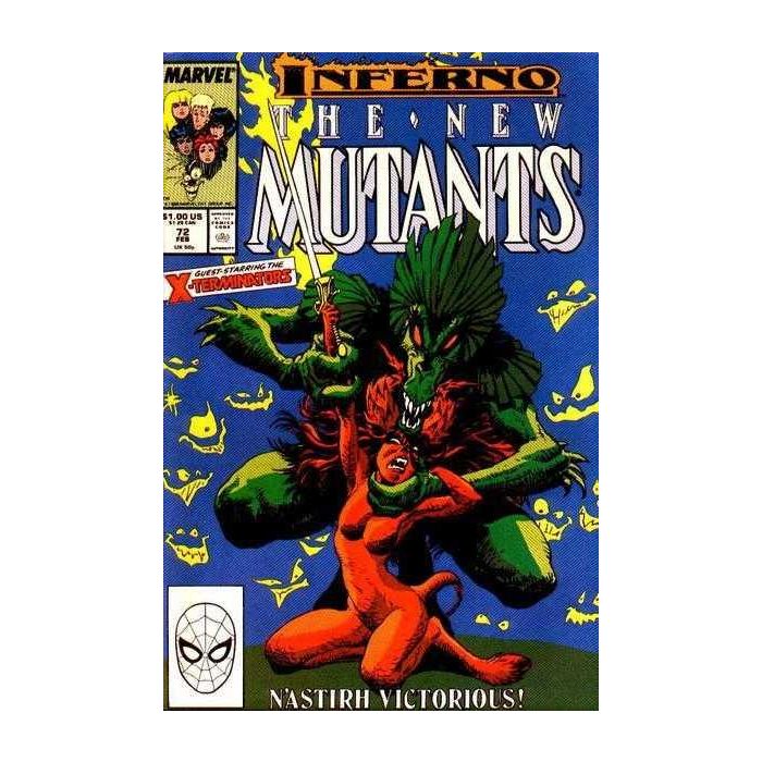 New Mutants (1983) # 72 (4.0-VG) Inferno Tie-In, X-Terminators House Of ...