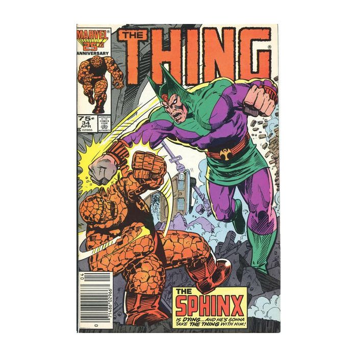 Thing (1983) # 34 Newsstand (4.0-VG) Pen mark on cover House Of M Comics