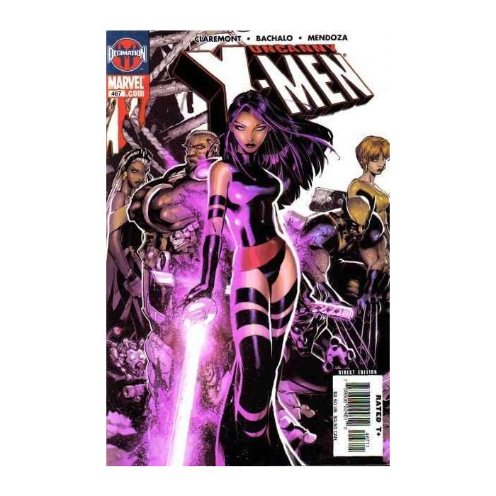 Uncanny X-Men (1963) # 467 (6.0-FN) Decimation 1st Shi'ar Death Commandos House Of M Comics