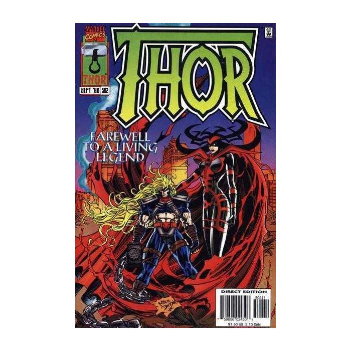 Thor (1962) # 502 (7.0-FVF) FINAL ISSUE as Thor title House Of M Comics
