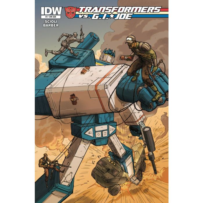 Transformers vs. G.I. Joe (2014) # 4 Sub Cover (9.0-NM) House Of M Comics