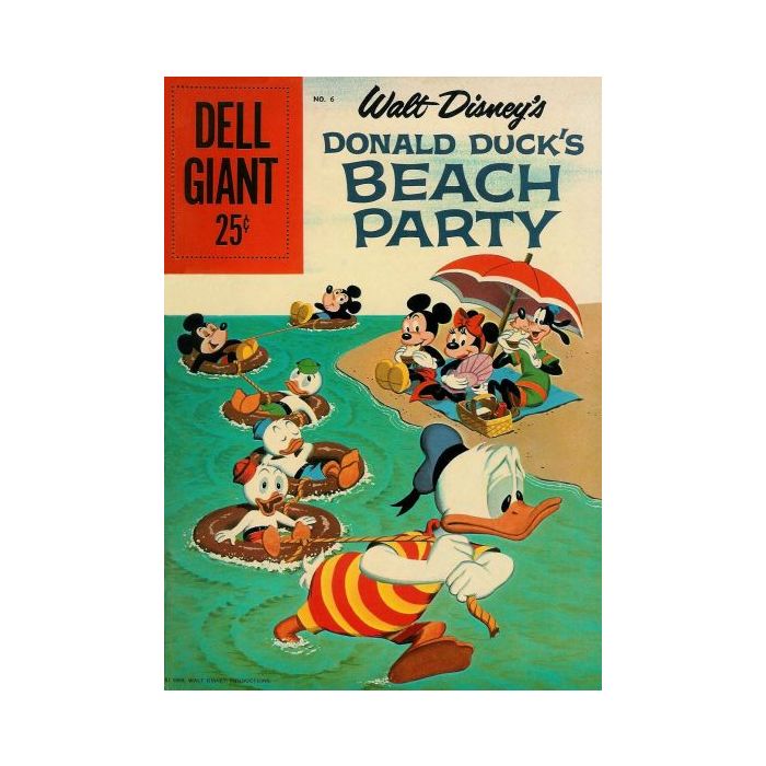 Walt Disney's Donald Duck Beach Party (1954) # 6 (6.0-FN) FINAL ISSUE ...
